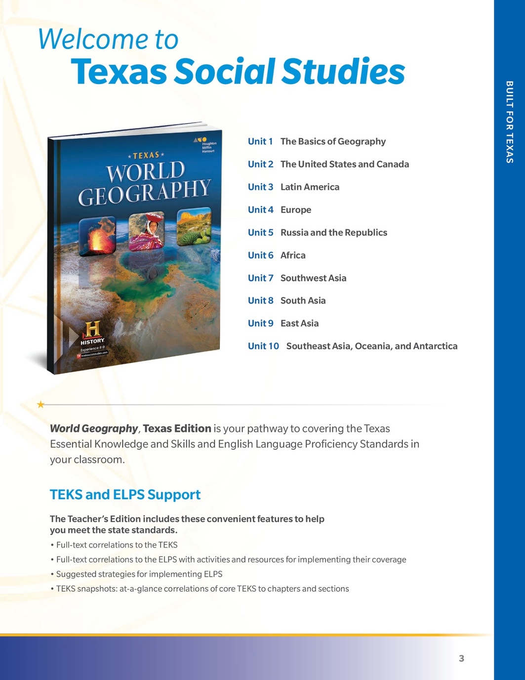 9th Grade World Geography Textbook