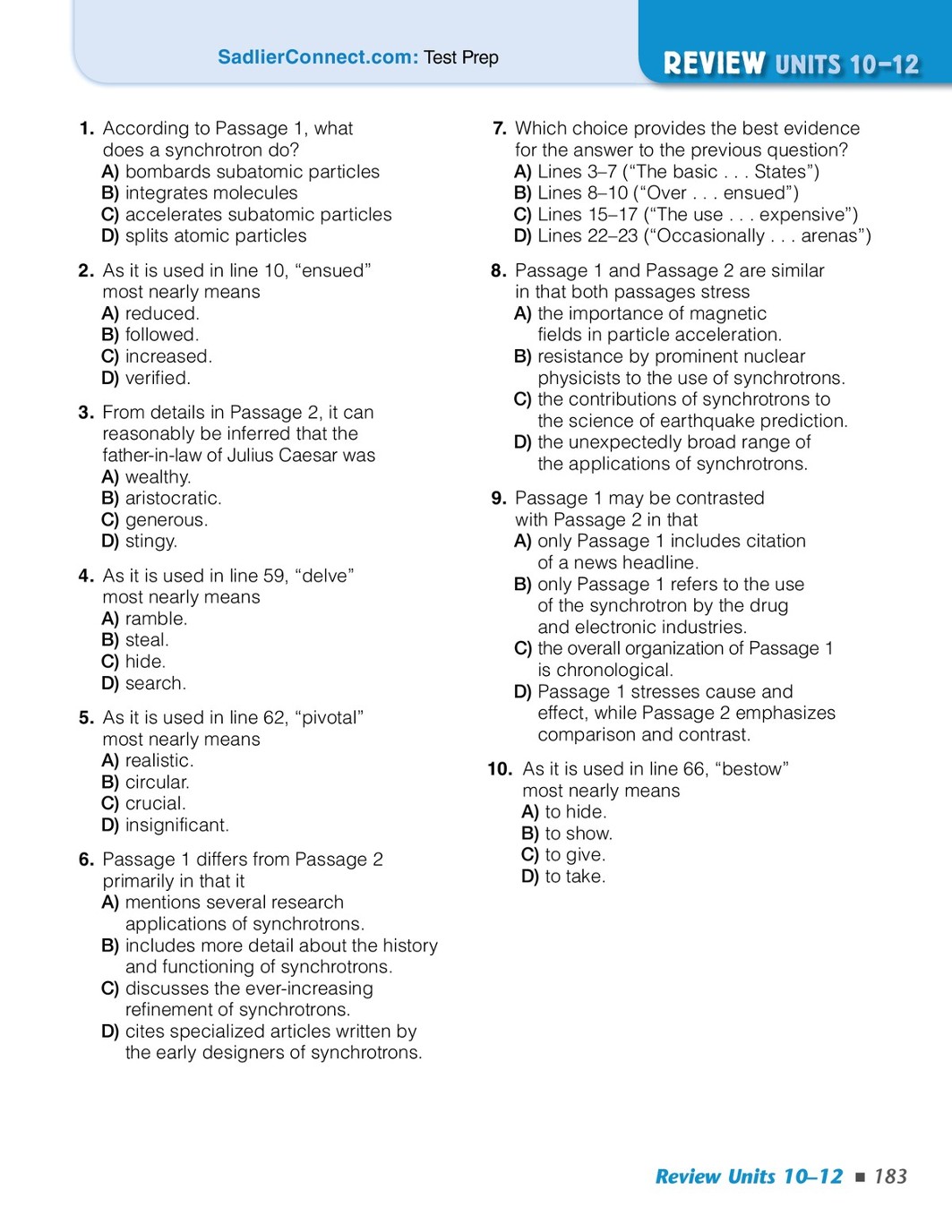 Latin And Greek Roots Vocabulary Unit 10