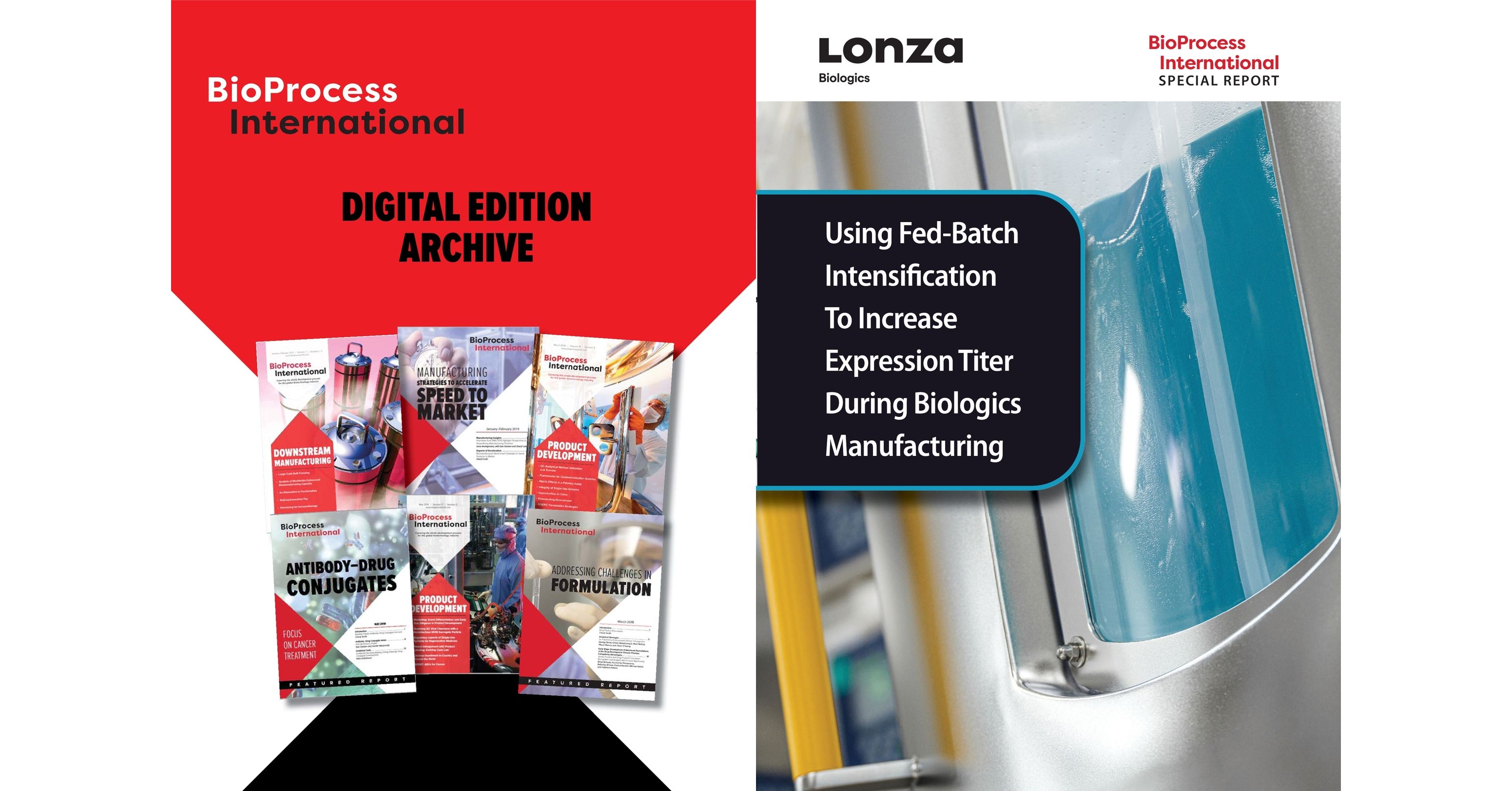 October 2023 - Special Report - Lonza Biologics