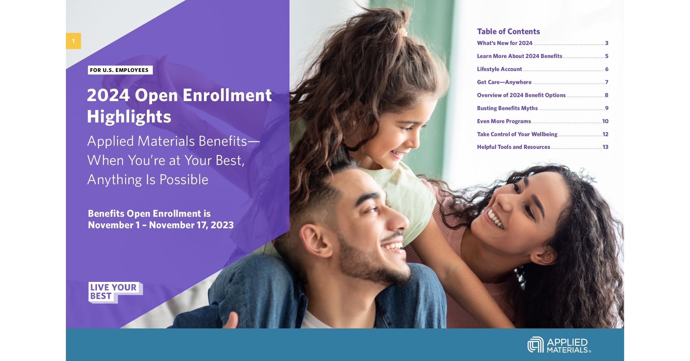 Applied Materials 2024 OE Benefits Guide