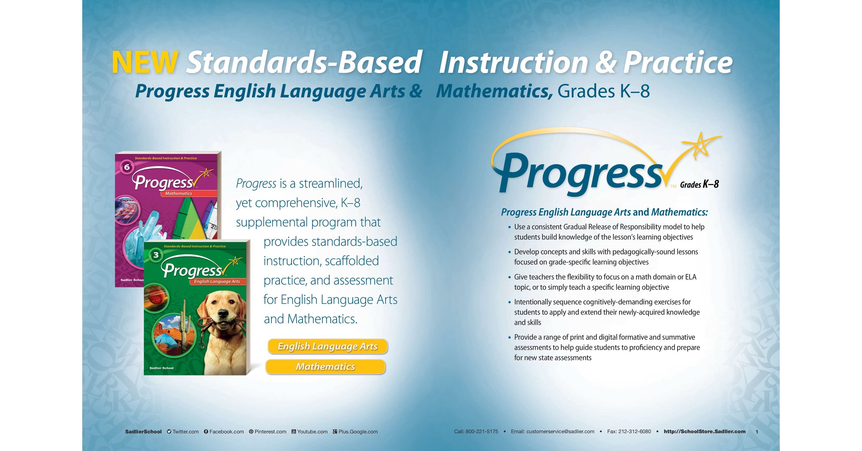 Progress Mathematics Grade 3 Student Edition Sampler