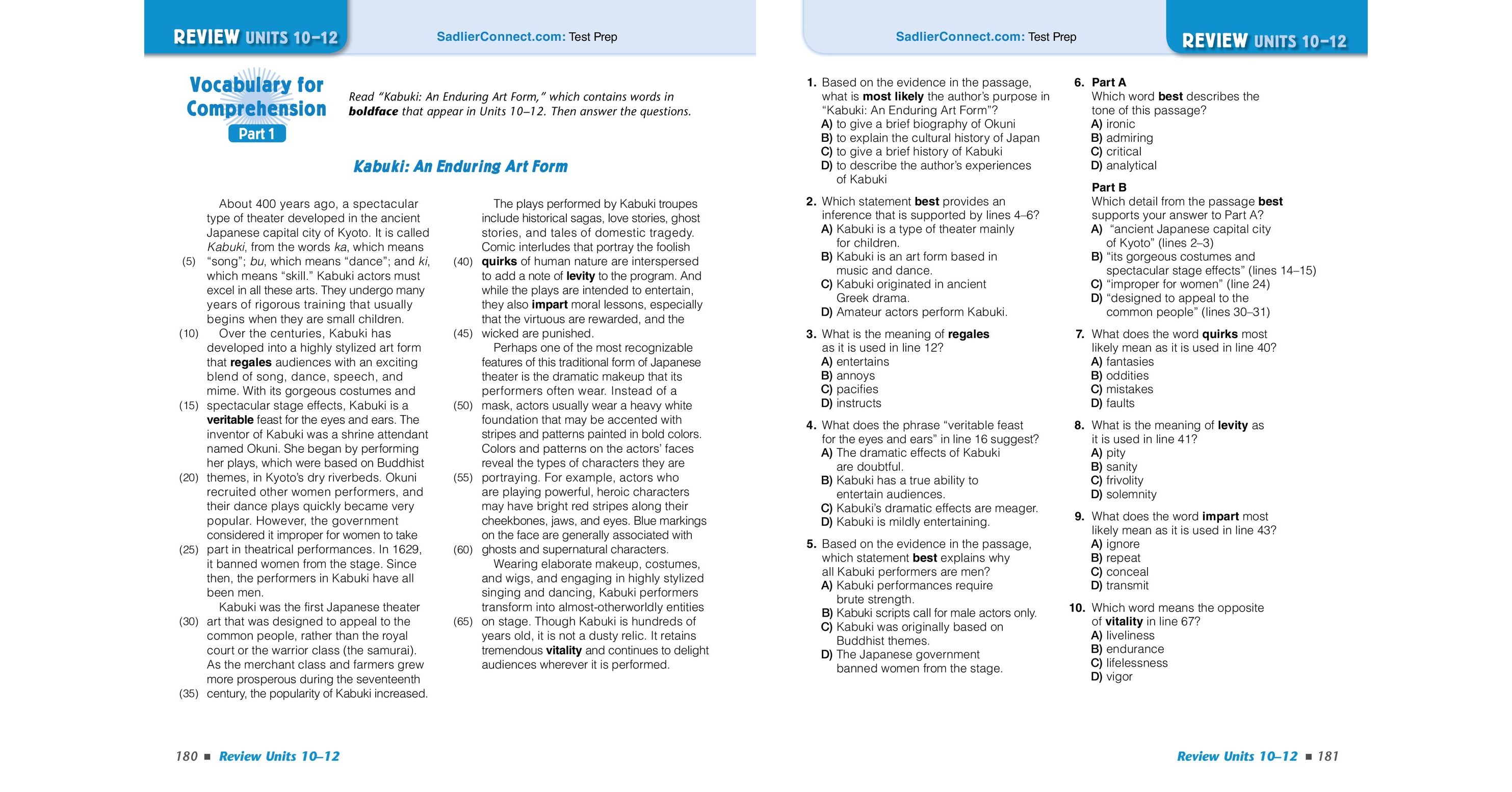 Vocabulary Workshop Achieve, Level C (Grade 8), Student Edition