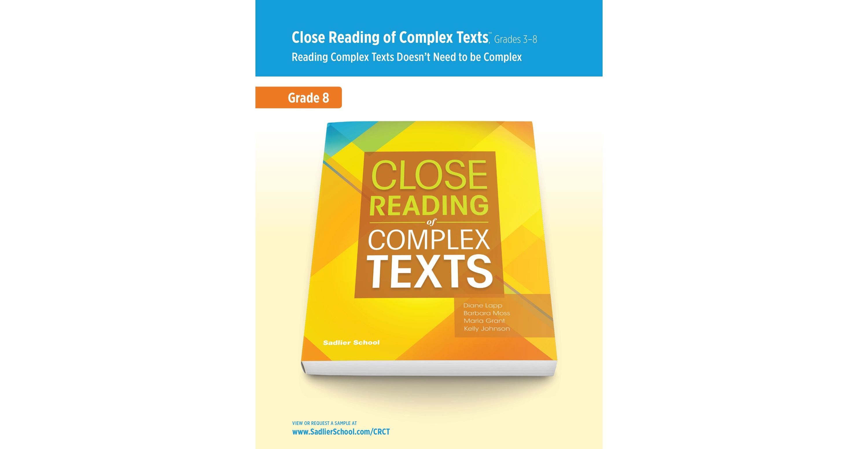 Close Reading of Complex Texts, Grade 8, Student Edition