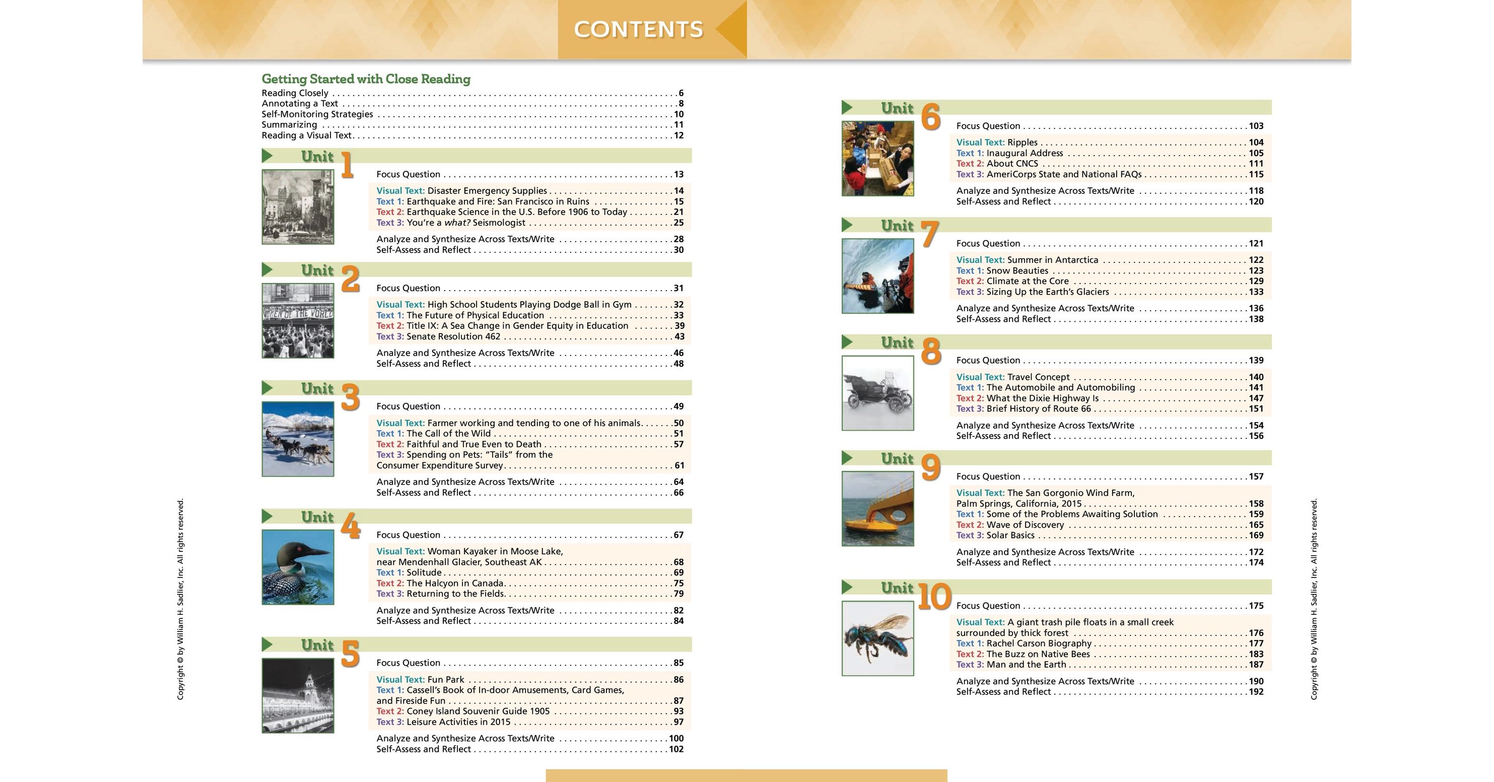 Close Reading of Complex Texts, Grade 8, Student Edition