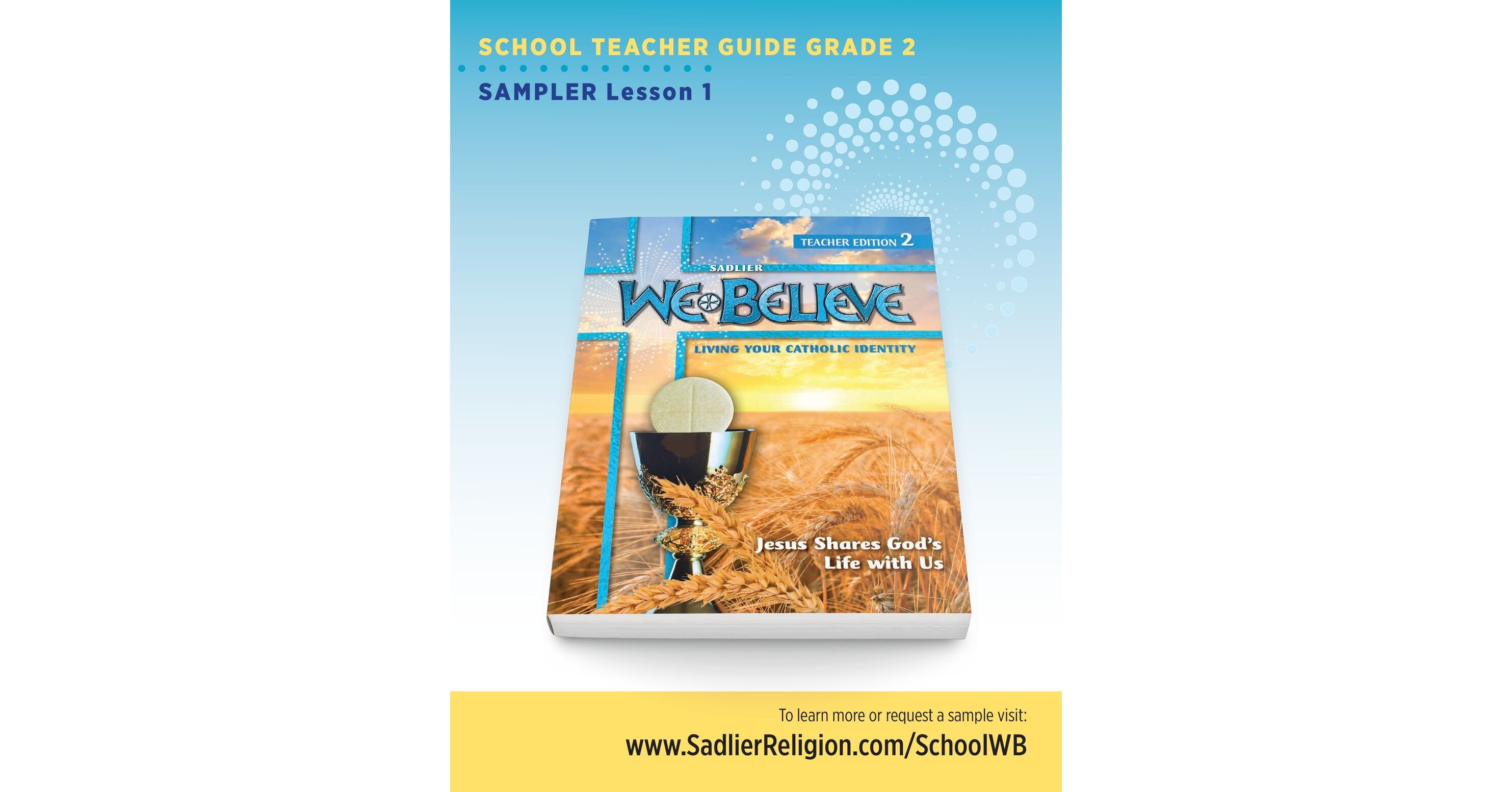 We Believe - Living Your Catholic Identity, Teacher Guide, Grade 2 Sampler