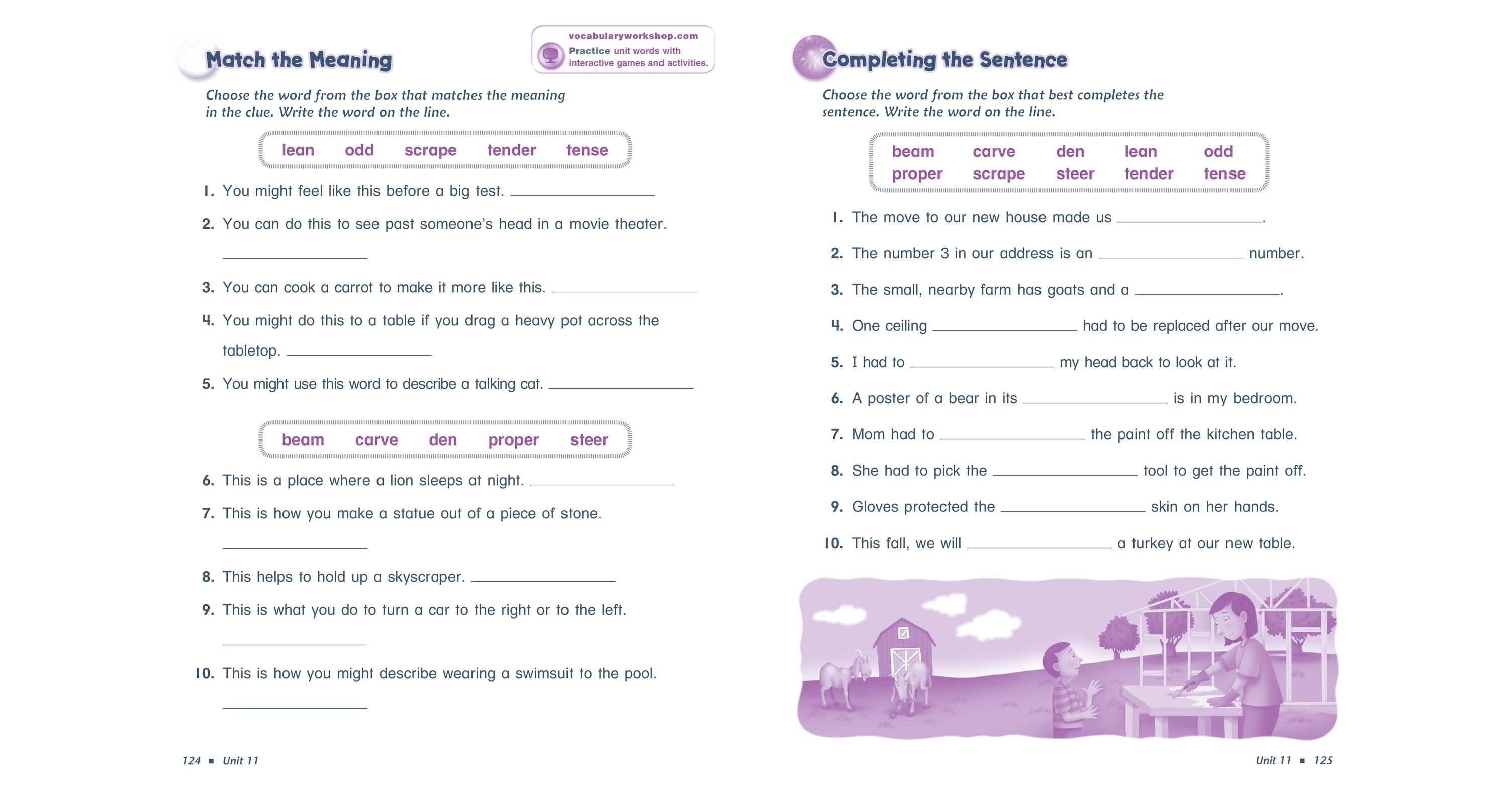 Vocabulary Workshop Enriched Edition, Grade 2, Student Edition