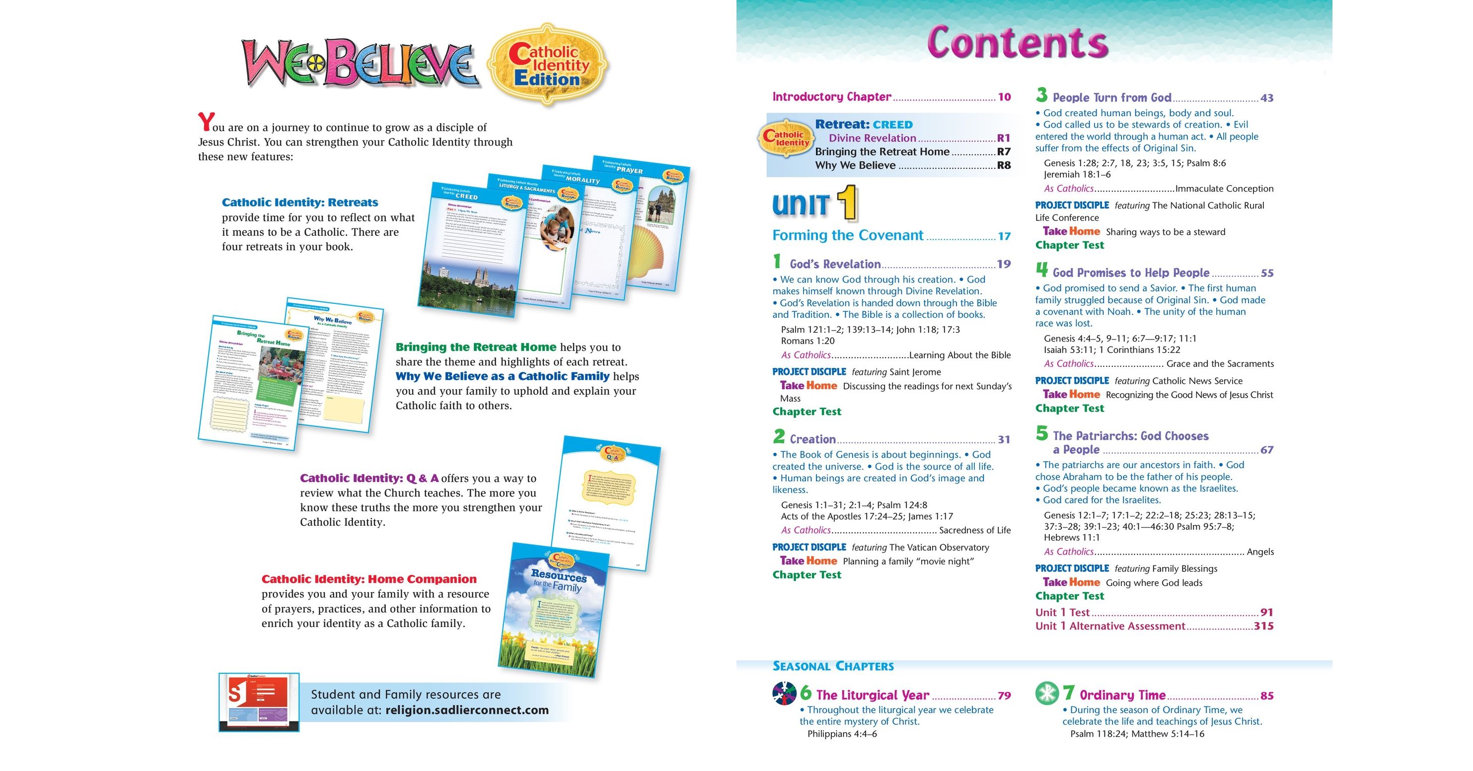 We Believe Catholic Identity Parish Edition Grade 6